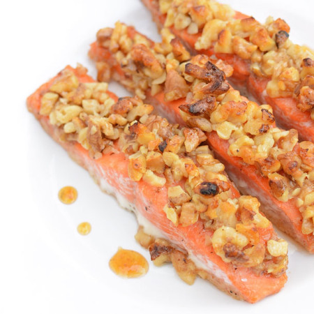Honey Walnut Crusted Salmon - Simple Seasonal