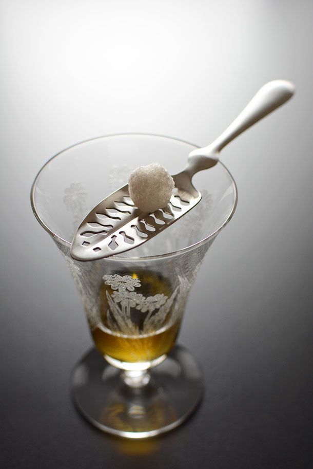 Sour Cherry Absinthe Cocktail - Simple Seasonal