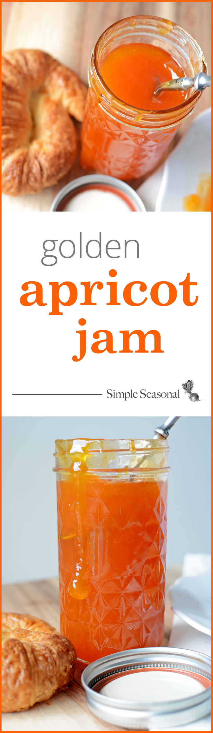 Golden Apricot Jam - Simple Seasonal
