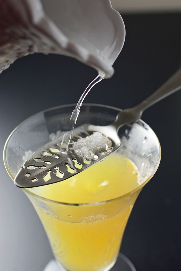 Sour Cherry Absinthe Cocktail - Simple Seasonal