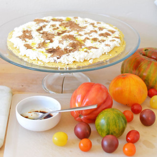 Heirloom Tomato Polenta Pie - Simple Seasonal