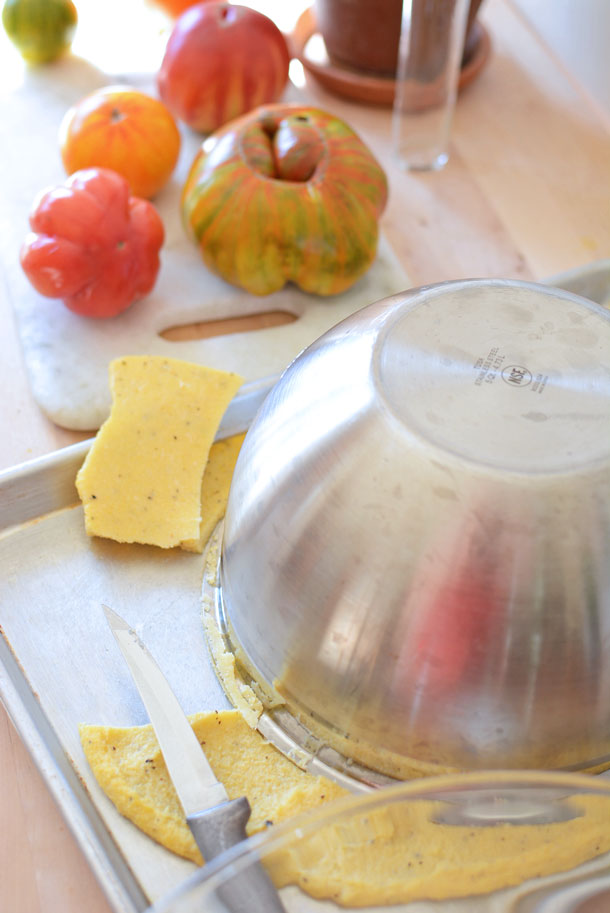 Heirloom Tomato Polenta Pie - Simple Seasonal
