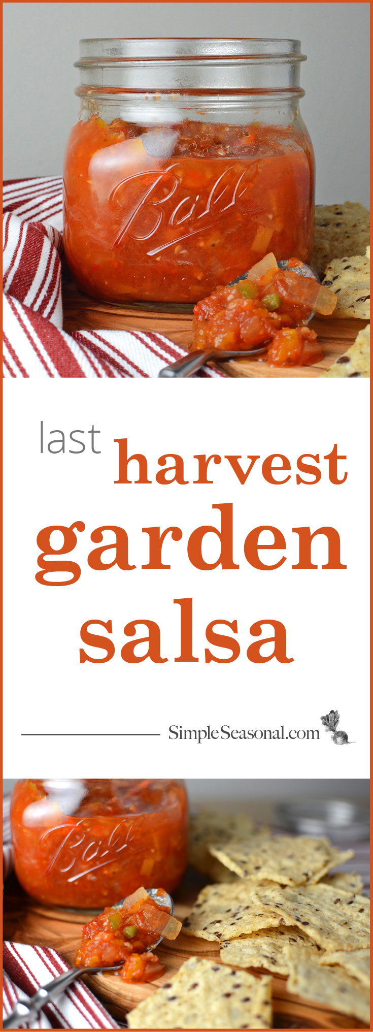 Last Harvest Garden Salsa - Simple Seasonal