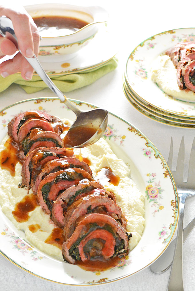 Beef Roulade with Celeriac Puree - Simple Seasonal
