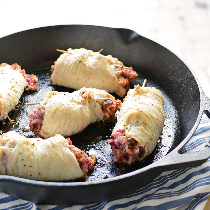 Cranberry Stuffing Turkey Cutlets - Simple Seasonal