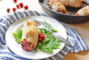 Cranberry Stuffing Turkey Cutlets - Simple Seasonal