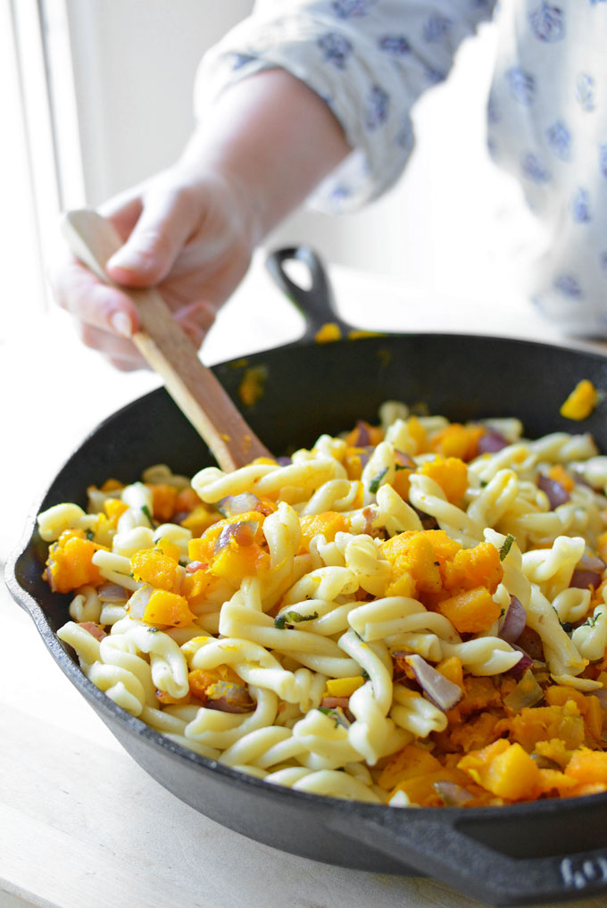 Blue Hubbard Torchetti with Pancetta and Sage - Simple Seasonal