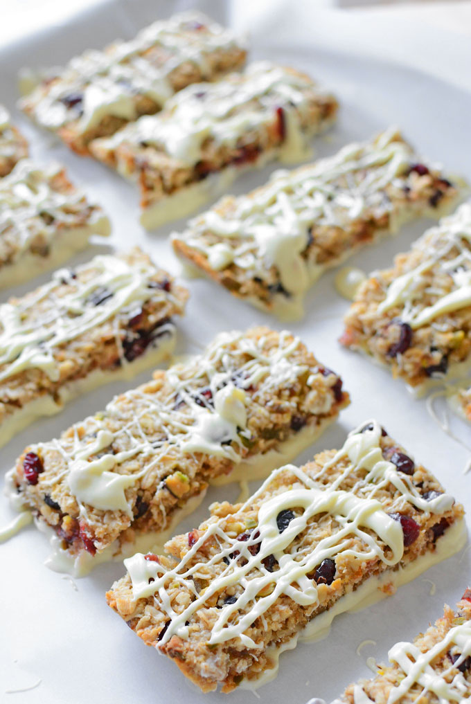 Cranberry Orange Granola Bars - Simple Seasonal