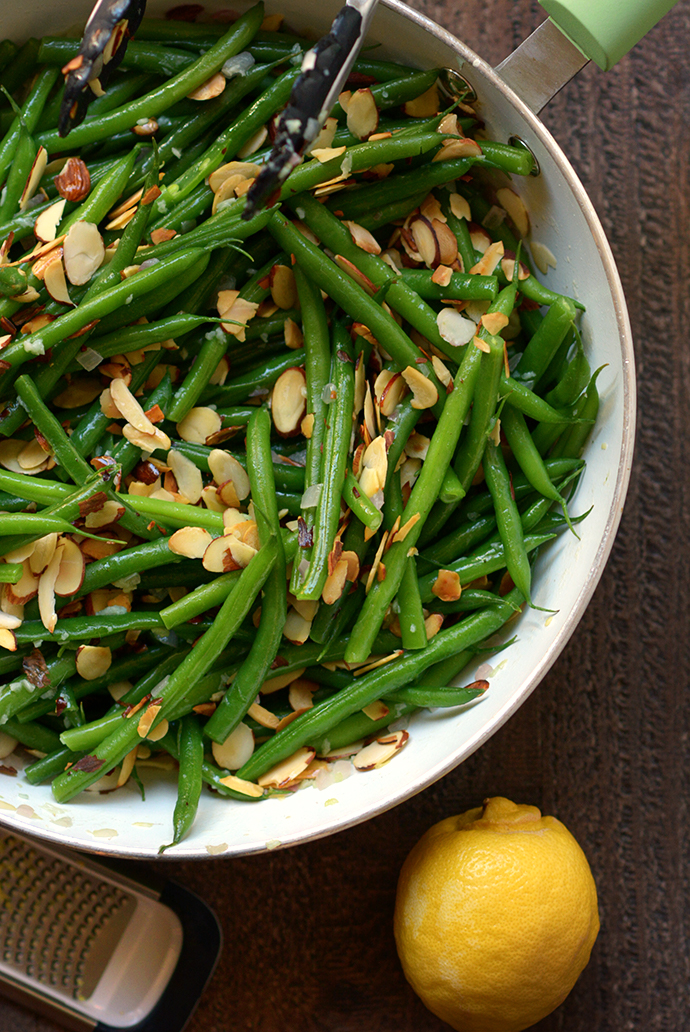 Party Sized Green Beans Almondine (Amandine) - Simple Seasonal